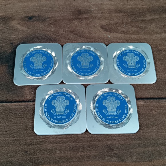 Dining | Royal Wedding Prince Charles Lady Diana Commemorative Coasters ...